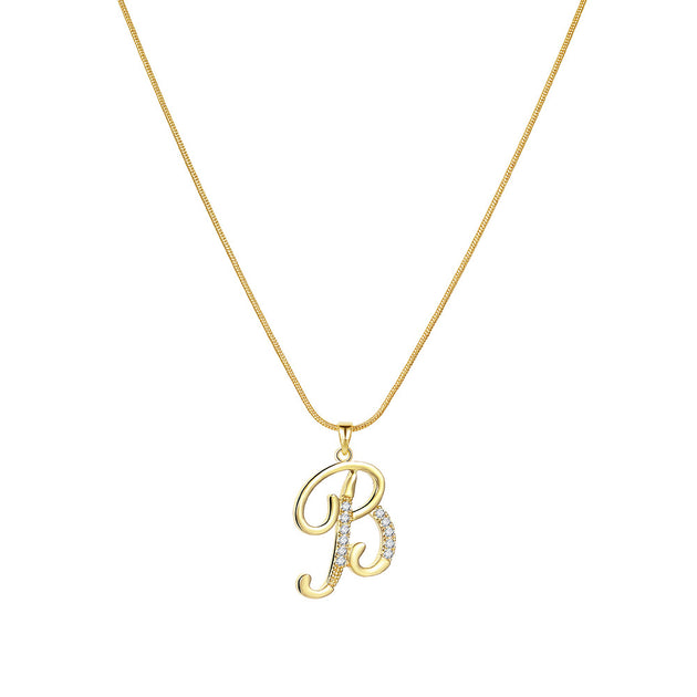 Lily Initial Necklace – Vivori Jewels