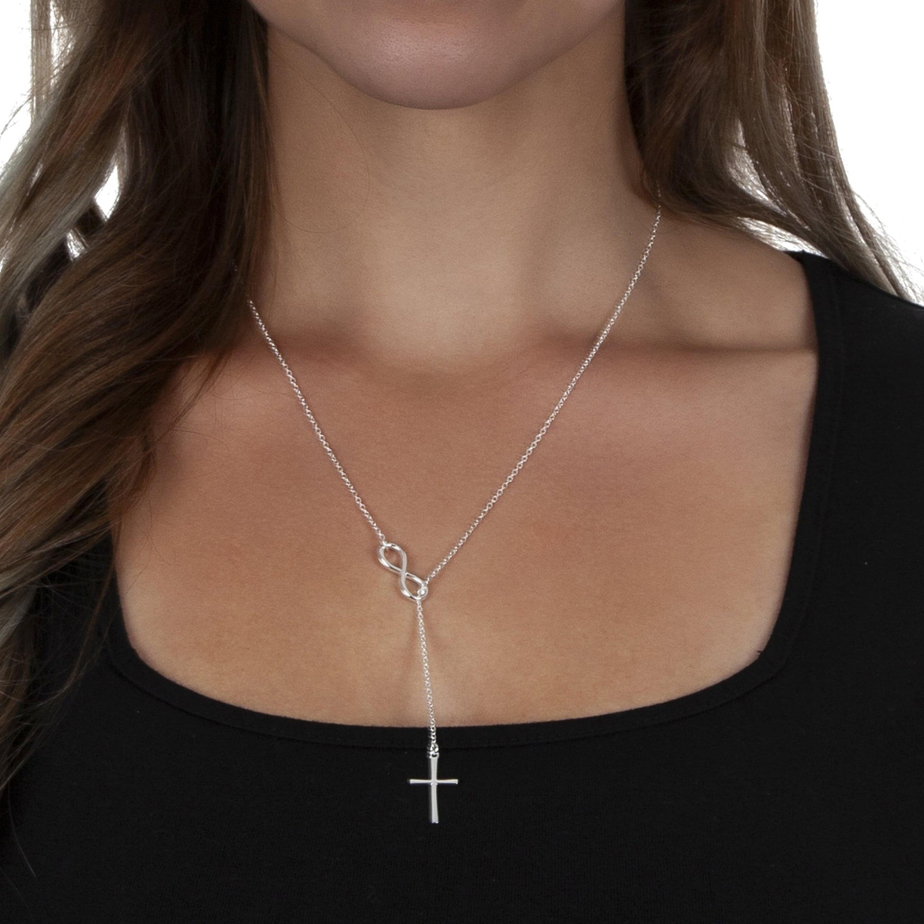 Elongated Infinity Cross – Vivori Jewels