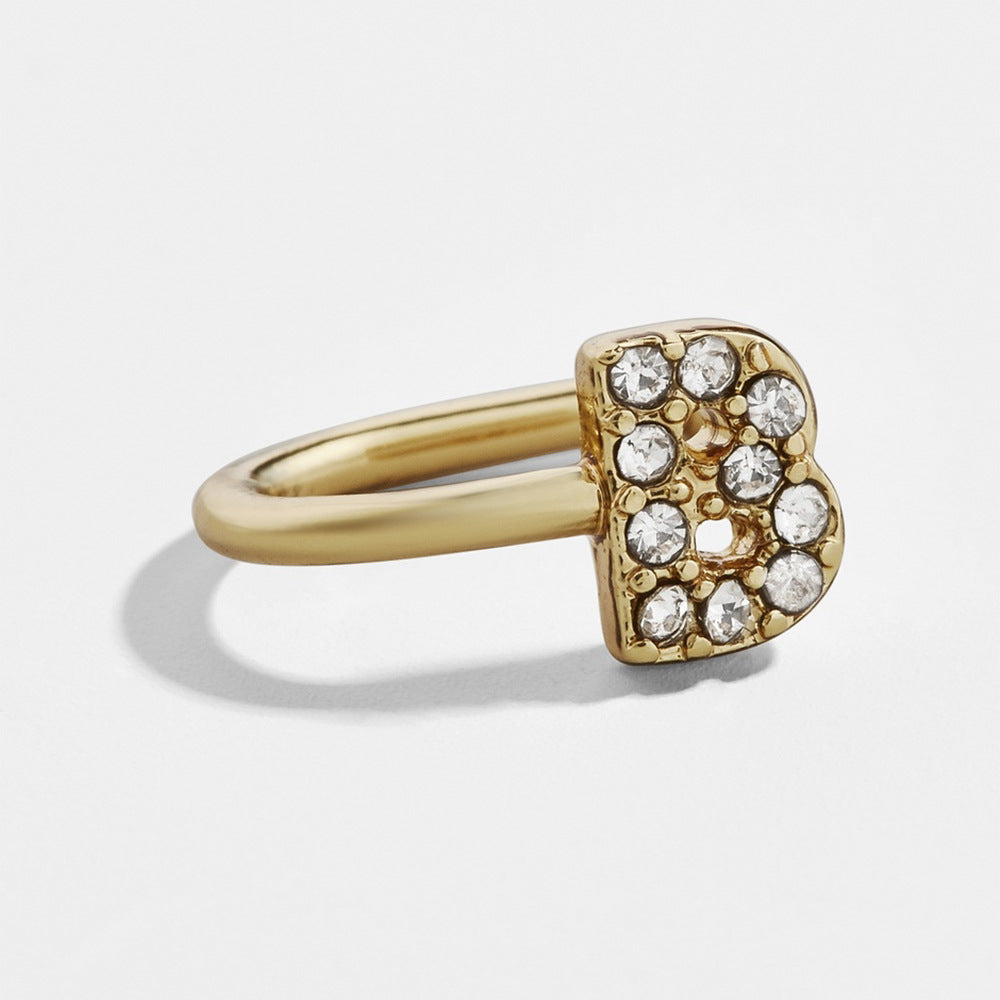 Yours Only Initial Earrings – Vivori Jewels