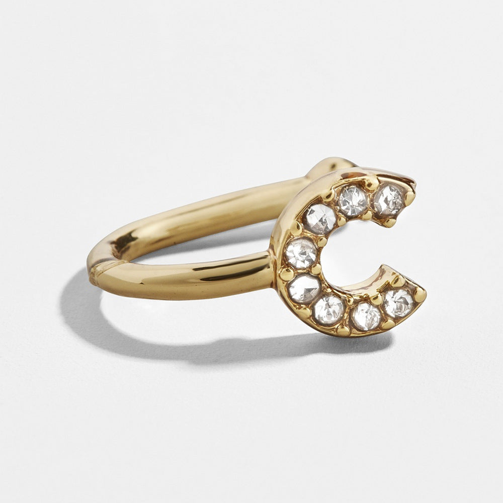 Yours Only Initial Earrings – Vivori Jewels