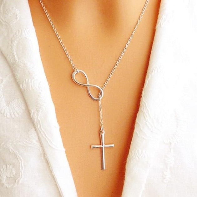 Elongated Infinity Cross – Vivori Jewels